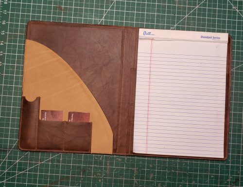 Padfolio inside full | Shellback Leather
